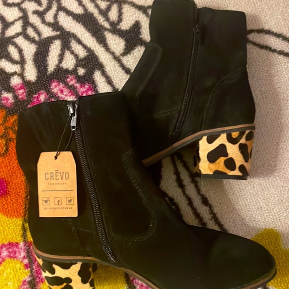 Crevo | Shoes | Nwt Crevo Leather Booties | Poshmark